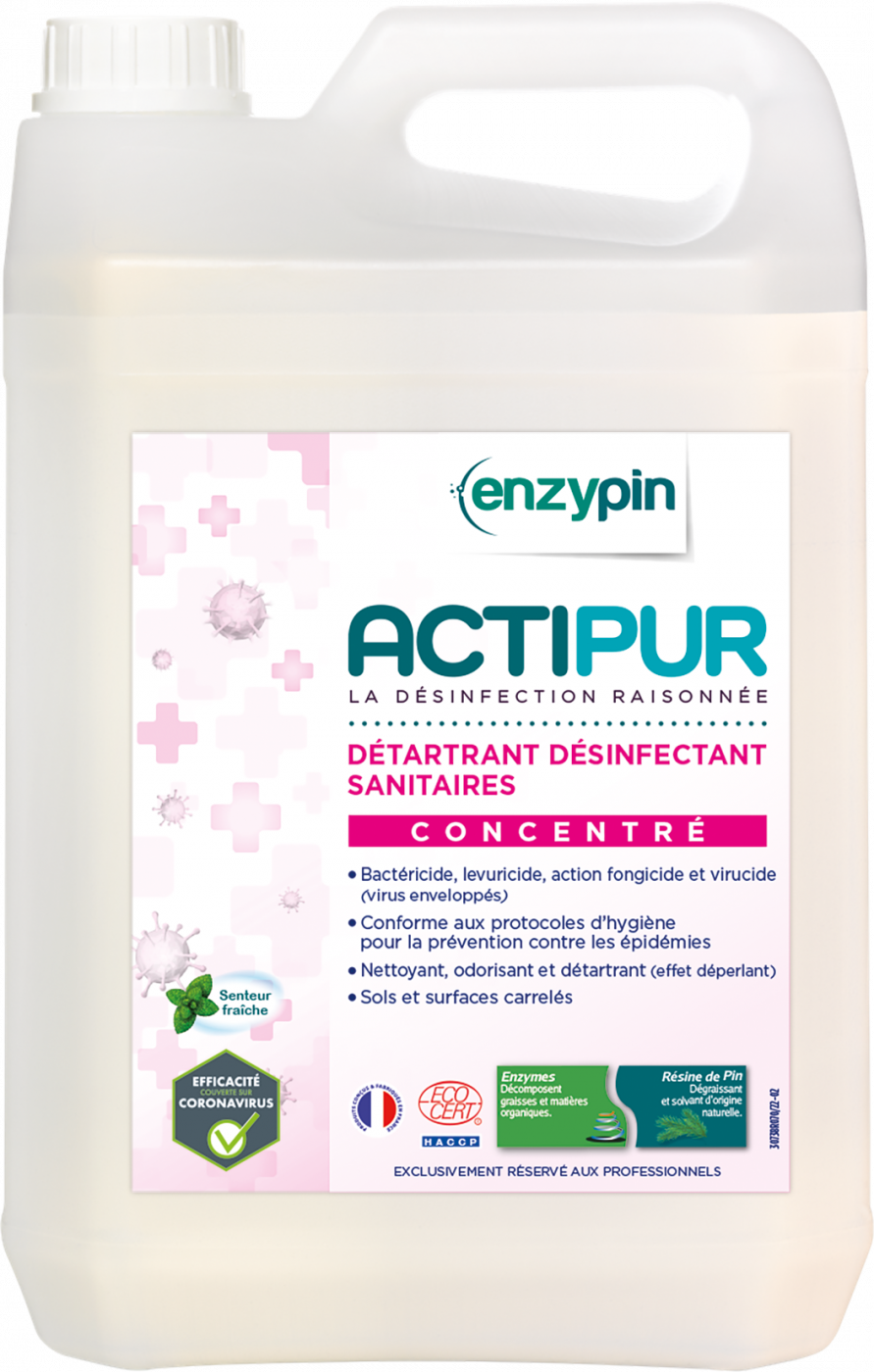 Détartrant professionnel et détergent désincrustant pour l'hygiène