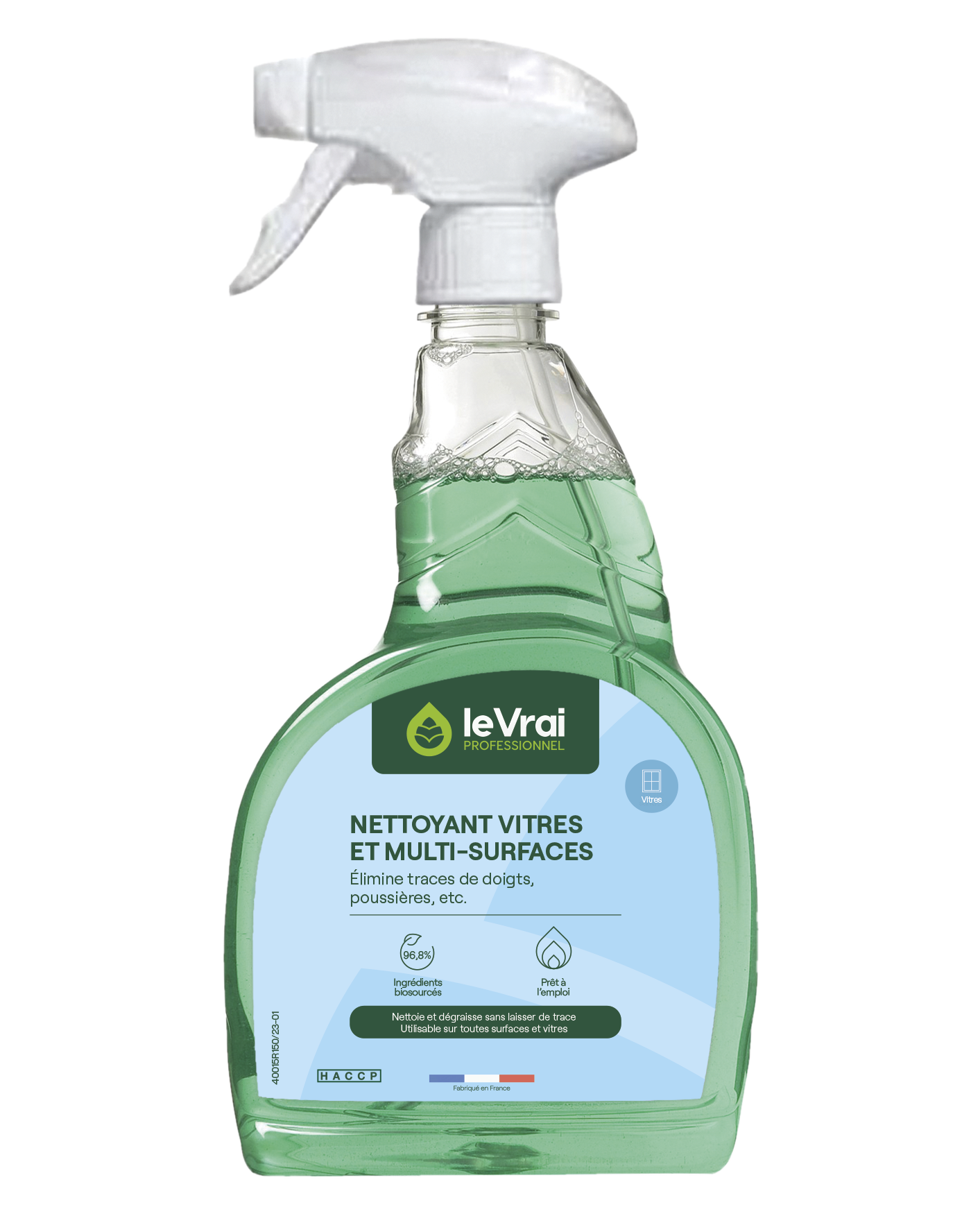 Le Vrai Professionnel Nettoyant Vitres et Multi-Surfaces Produits | Action Pin
