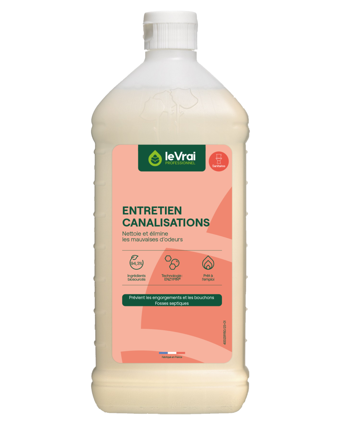 Détartrant professionnel et détergent désincrustant pour l'hygiène