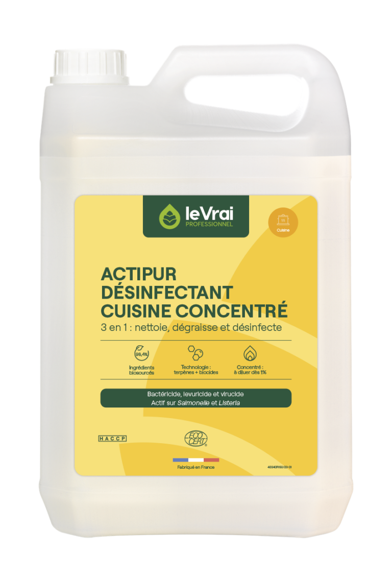 Le Vrai Professionnel Actipur Désinfectant Cuisine Concentré Produits | Action Pin